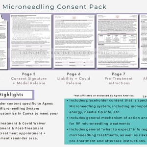 Radio Frequency Microneedling Treatment Consent Form Template Agnes RF ...