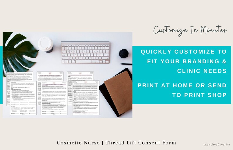 Thread Lift Consent Form Template PDO Thread Lift Silhouette - Etsy