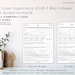 Weight Loss Injection Intake Questionnaire Form Template | Semaglutide ...