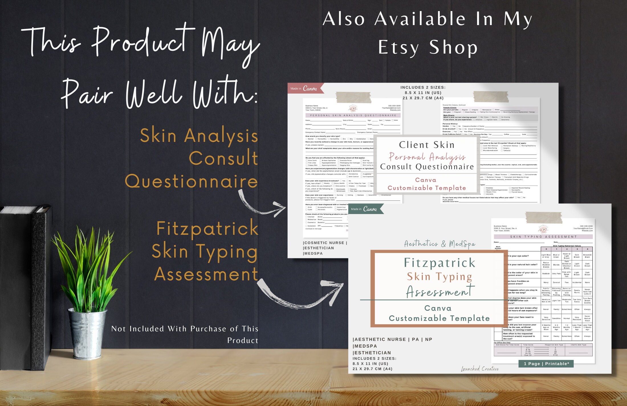 Aesthetic Treatment Record Form Template General Aesthetics - Etsy