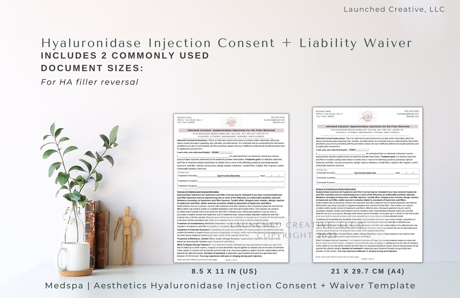 Hyaluronidase Filler Reversal Hyalase Informed Consent Template Hylenex ...