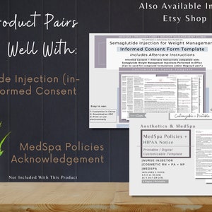 Weight Loss Treatment Progress Tracker Template | Semaglutide ...