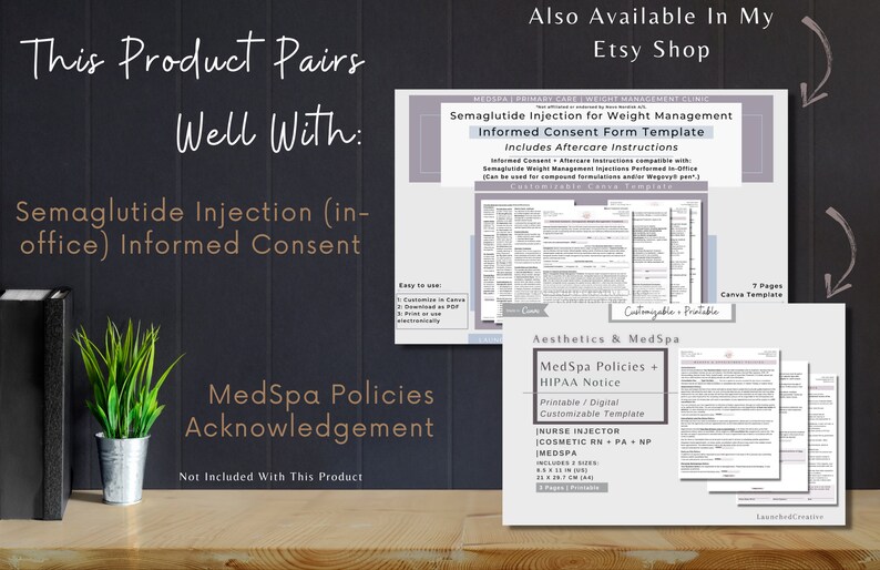 Weight Loss Treatment Progress Tracker Template Semaglutide Tirzepatide ...