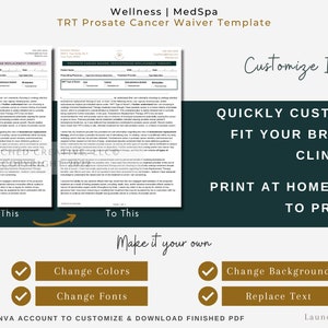 Testosterone Replacement Therapy Prostate Cancer Waiver Form | HRT ...