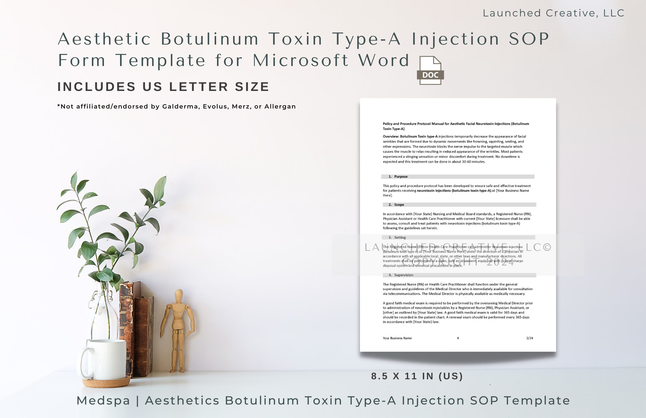 Neurotoxin Injection Standard Operating Procedure Template ...