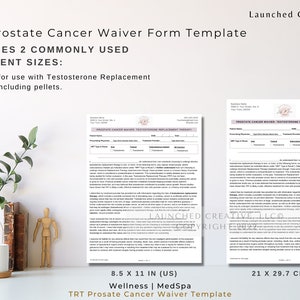 Testosterone Replacement Therapy Prostate Cancer Waiver Form | HRT ...