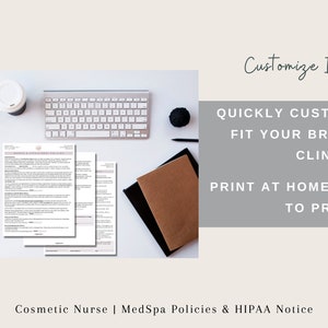 Medspa Appointment Policy Form Cosmetic Nurse Injector - Etsy