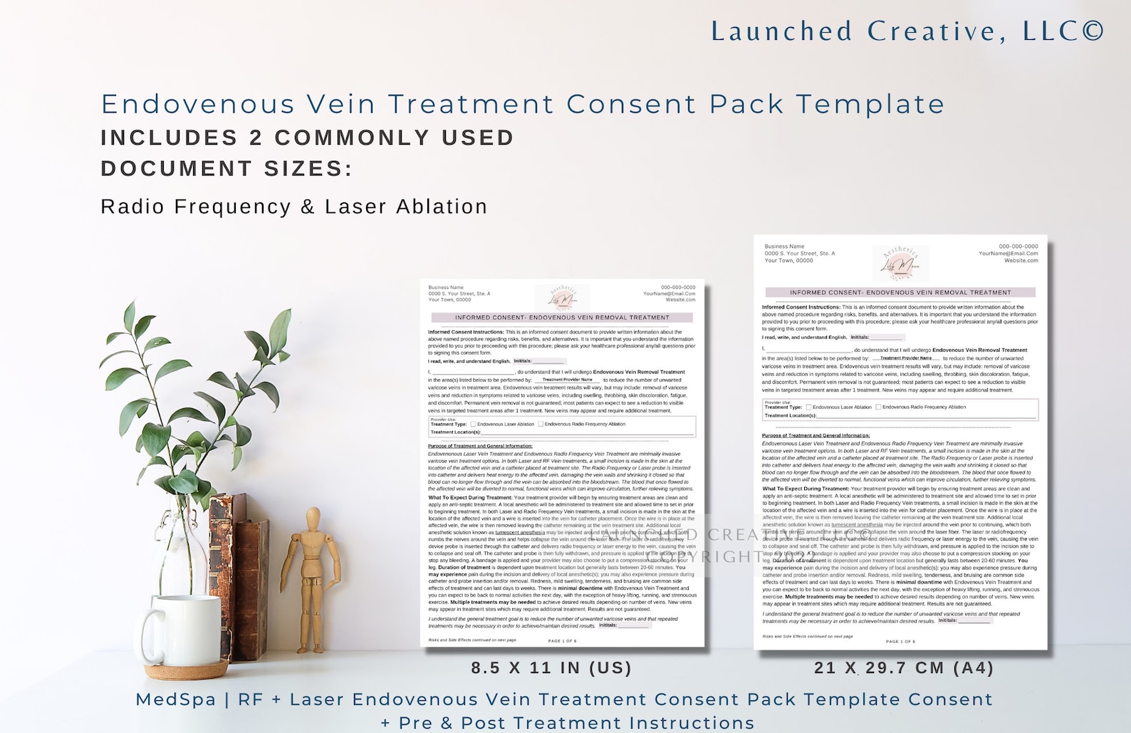 Endovenous Laser Radio Frequency Vein Ablation Consent Form Endovenous ...