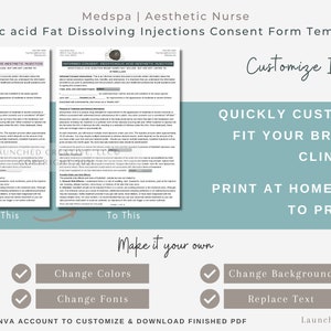Deoxycholic Acid Kybella Fat Dissolving Injections Informed Consent ...