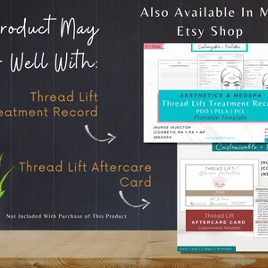 Thread Lift Consent Form Template | PDO Thread Lift Silhouette ...