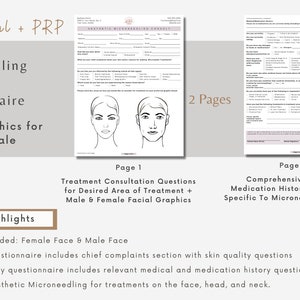 Microneedling PRP Consult Questionnaire | Microneedle PRP Skinpen ...