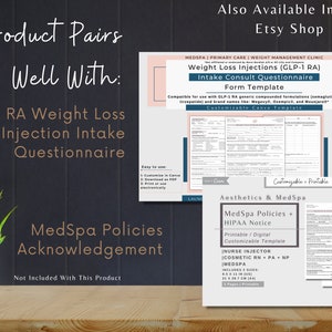 Semaglutide Tirzepatide Weight Loss Injection Consent Form Template ...