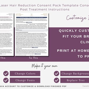 Laser Hair Reduction Consent Form | Laser Hair Removal Consent ...