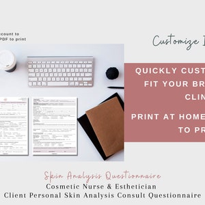 Skin Analysis Self Assessment Client Questionnaire | Esthetician Medspa ...