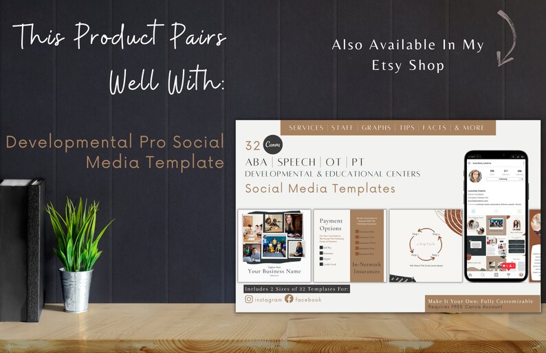 ABA Therapy Services Flyer Template | Canva - Etsy