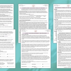 Thread Lift Consent Form Template PDO Thread Lift Silhouette | Etsy UK