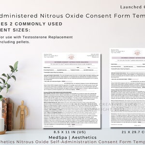 Nitrous Oxide Pro-nox™ Informed Consent Form Template | Aesthetics ...