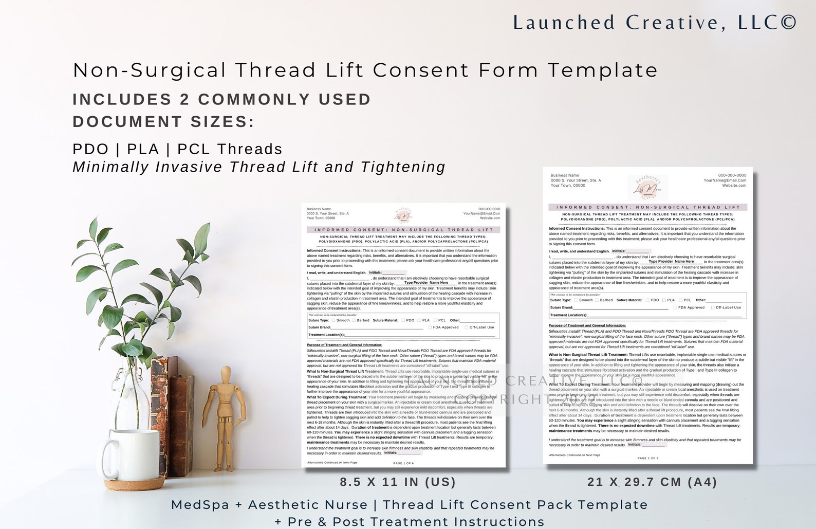 Thread Lift Consent Form Template PDO Thread Lift Silhouette Instalift ...