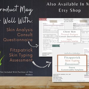 Skin Analysis Consultation Form Template | Esthetician Aesthetic Nurse ...