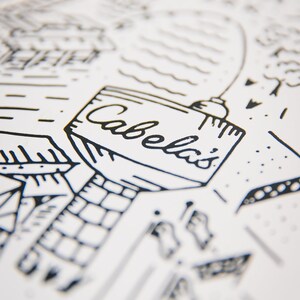 Buda Texas Map | Art Silkscreen Poster Map - Etsy