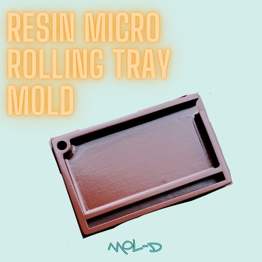 On the Go Rolling Tray Mold, Pocket Size Mold, Silicone Tray Mold, - Etsy