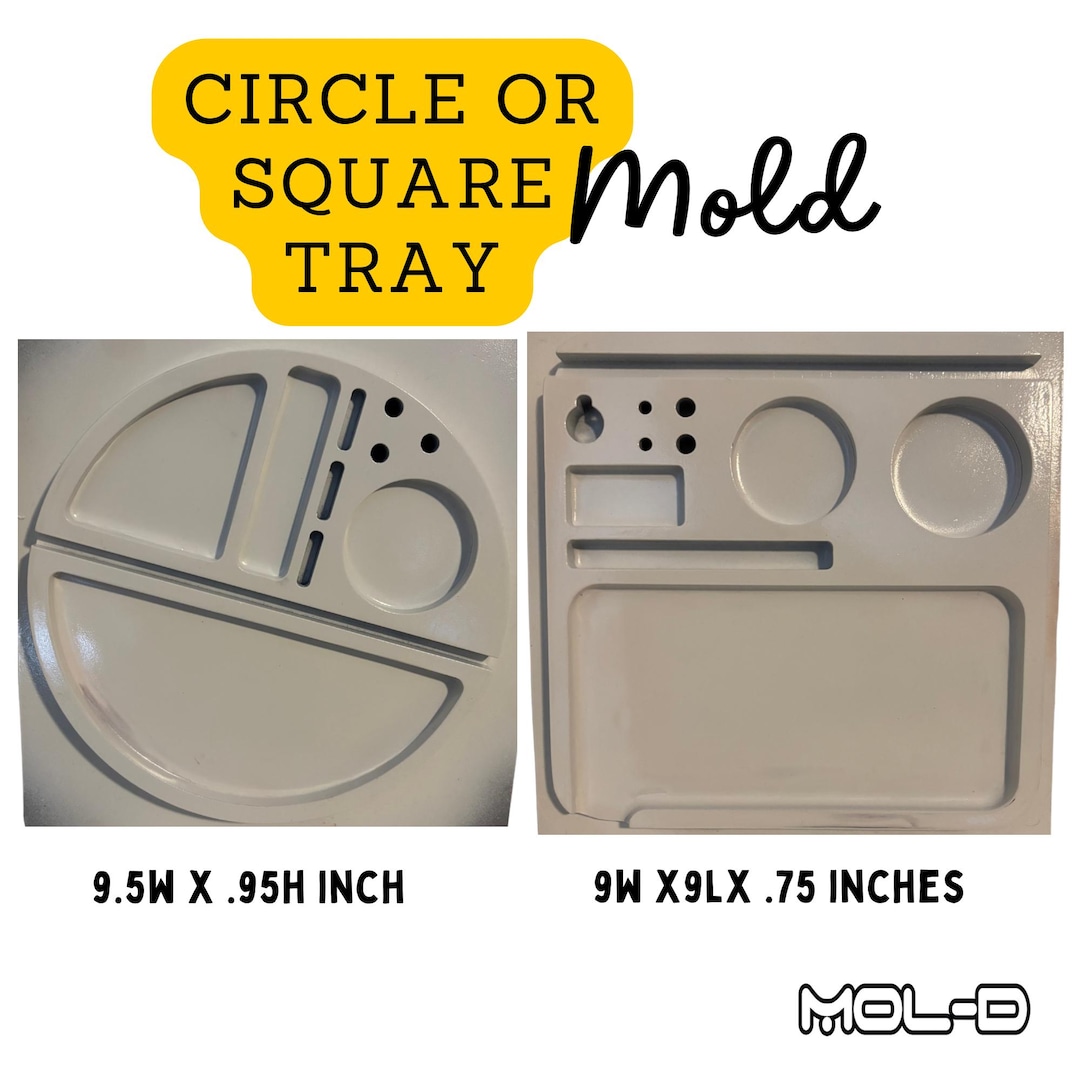 Large Rolling Tray Mold, Silicone Tray Mold, Large Tray Mold - Etsy