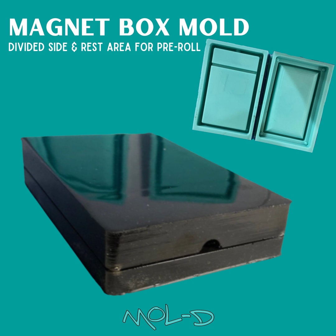Magnet Silicone Box Resin Mold Box With Joint Rest Silicone - Etsy