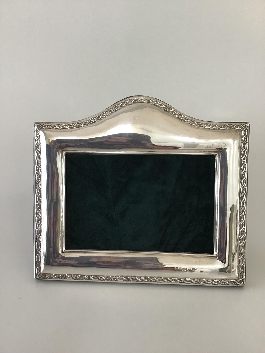 Vintage Sterling Silver Photo Frame, Hallmarked, Made by Company Celtic ...