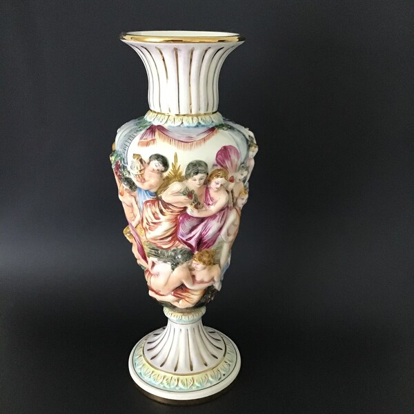 Capodimonte Vase - Etsy