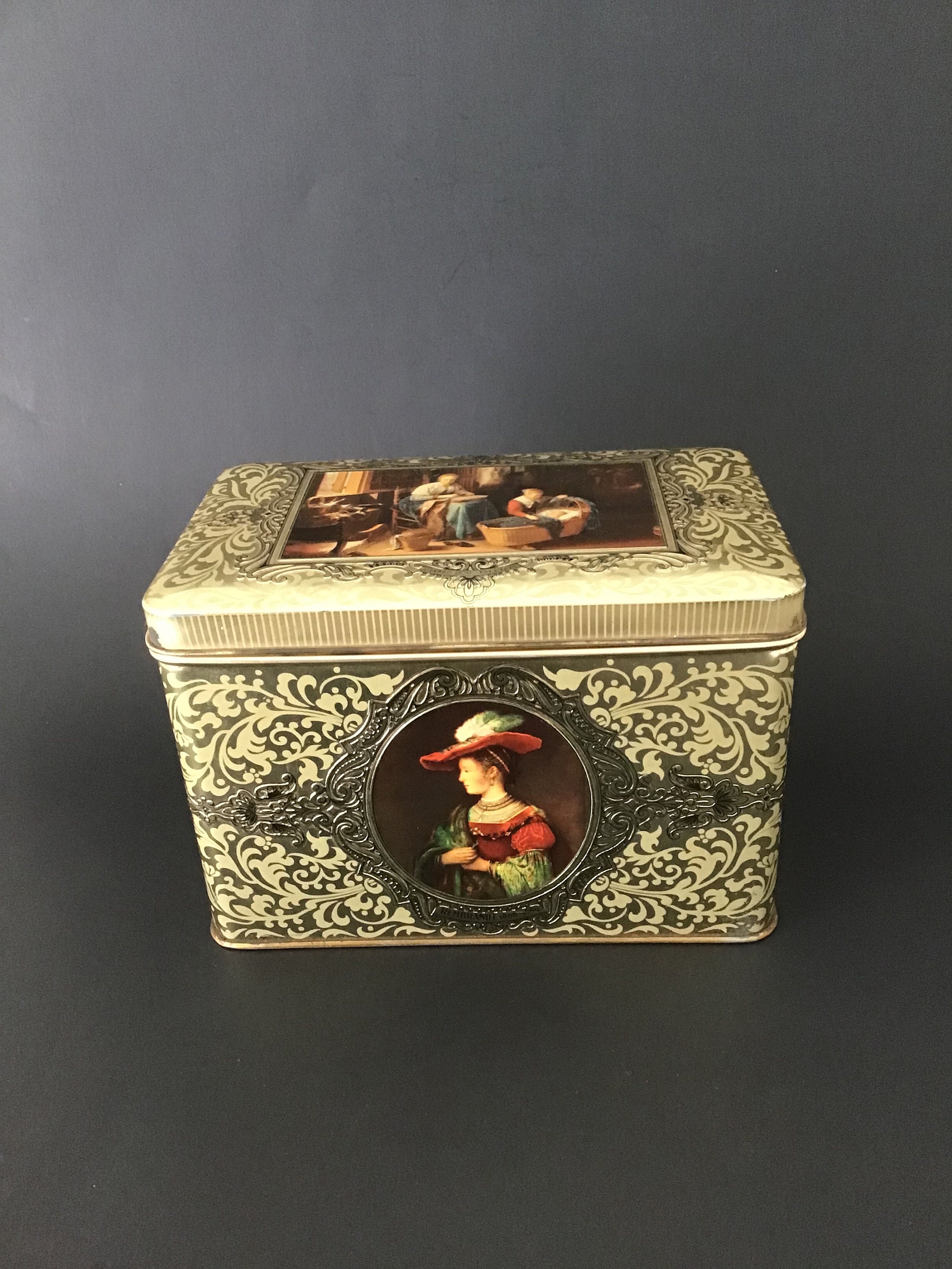 Vintage Tin Box With Images of Works by Dutch golden Age Painters - Etsy