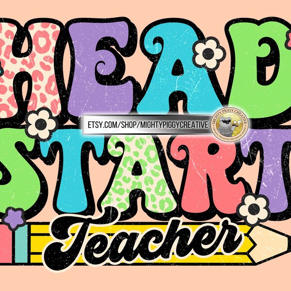 Head Start Teacher Tumbler Sublimation Designs - Etsy