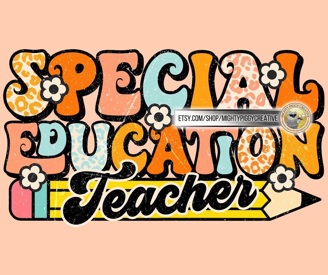 Special Education Teacher PNG File, Sublimation Design Download ...