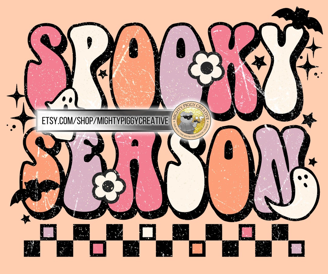 Spooky Season PNG File, Sublimation Designs Download, Digital, Fall ...