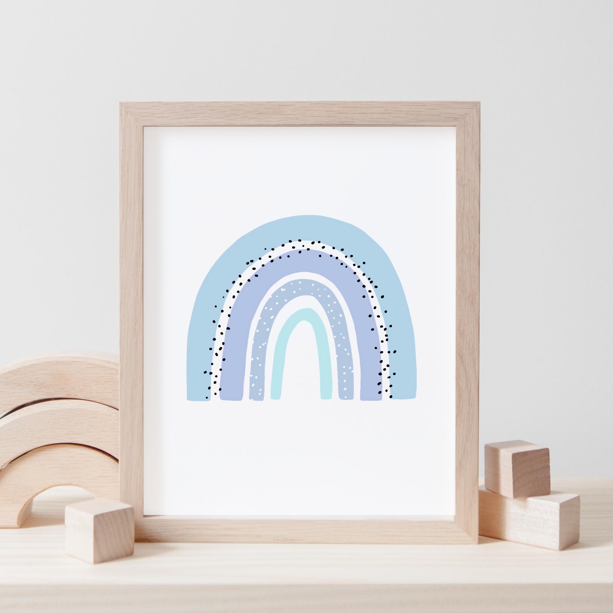 Buy Rainbow Nursery Print, Perfect for Baby Boy Nursery & Boys Bedroom ...