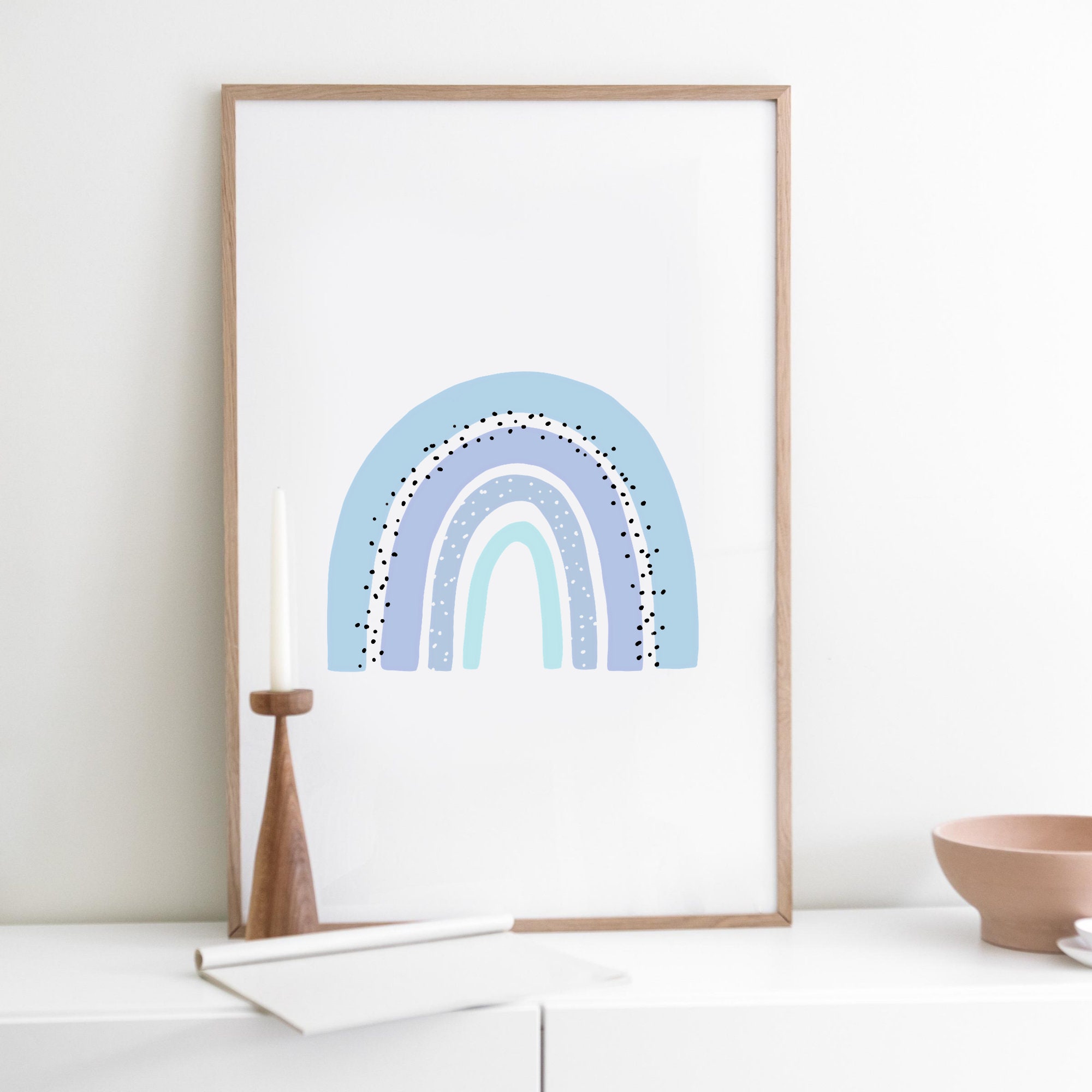 Buy Rainbow Nursery Print, Perfect for Baby Boy Nursery & Boys Bedroom ...