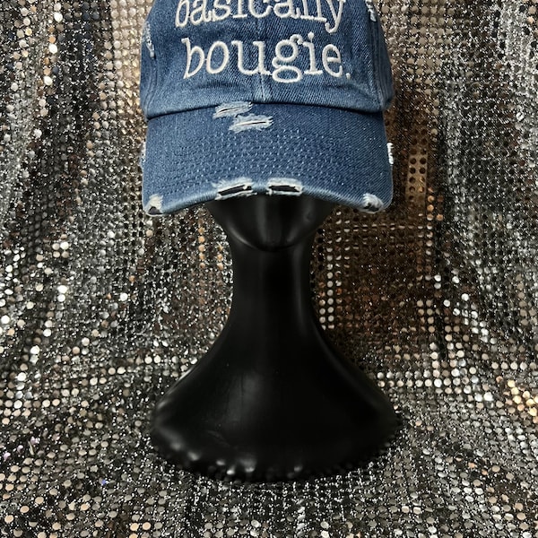 Distressed Baseball Cap - Etsy
