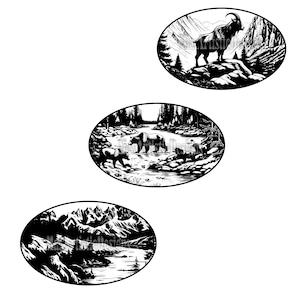 27+ Cnc Wildlife Landscape Dxf Vectors for Decor for Laser Cut ...
