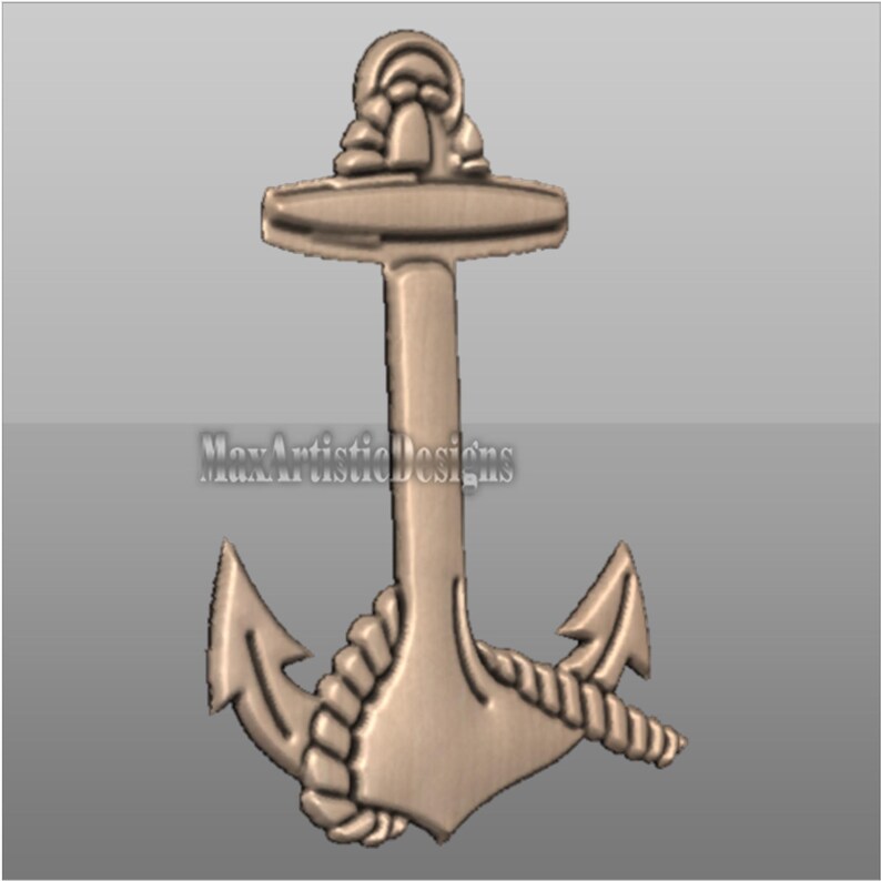 7 Ship Anchors 3d Stl Bas Relief Set for Cnc Router 3d Printing ...
