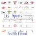 730+ Sports Embroidery Patterns Kit in Pes Format for All Sports ...