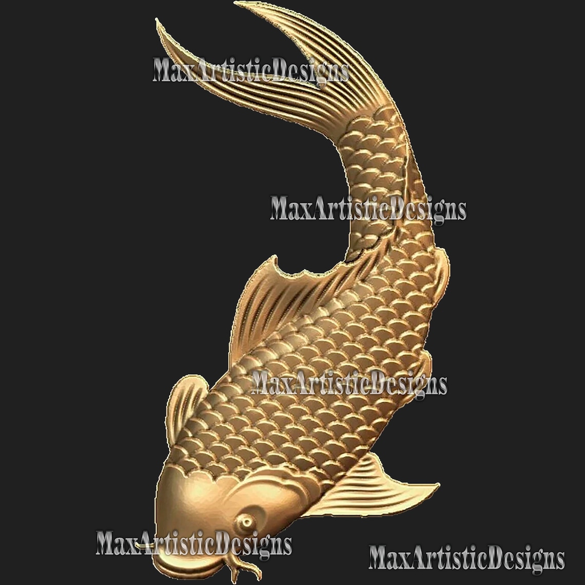 10 Fish 3D Stl Models Bas Relief for CNC Router 3D Printer - Etsy Canada