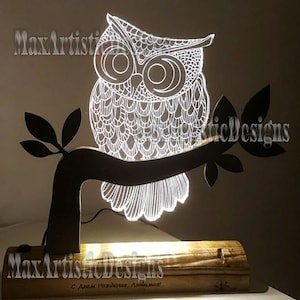 42 Dxf Acrylic 3d Illusion Lamp Led Vectors Pdf Dxf for Cnc and Laser ...