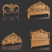45+ Bed Headboards & Footboards 3d Stl Files for Cnc Routers Engraving ...