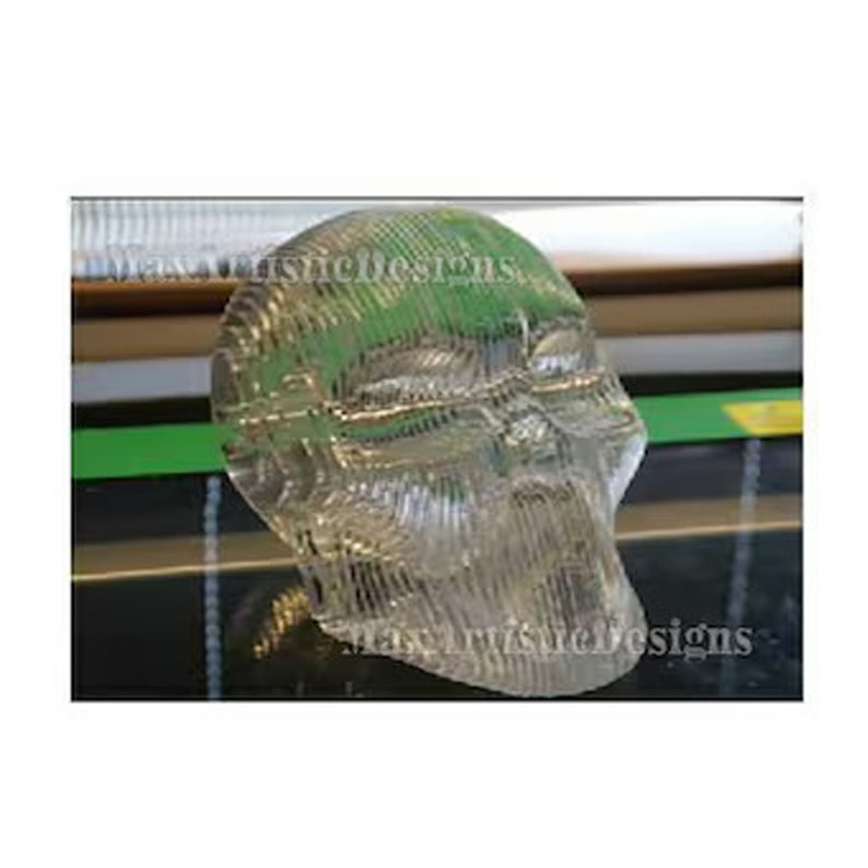 Cnc Model Skull in Dxf Format for Laser Cut Plasma, Router, Waterjet ...