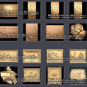 210 3d Stl Models Bas-relief Collection for Cnc Relief Machines ...