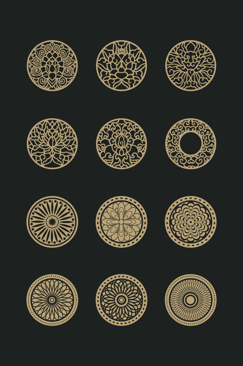 150 Round Cnc Vectors Windows Doors-home Deco for Plasma - Etsy