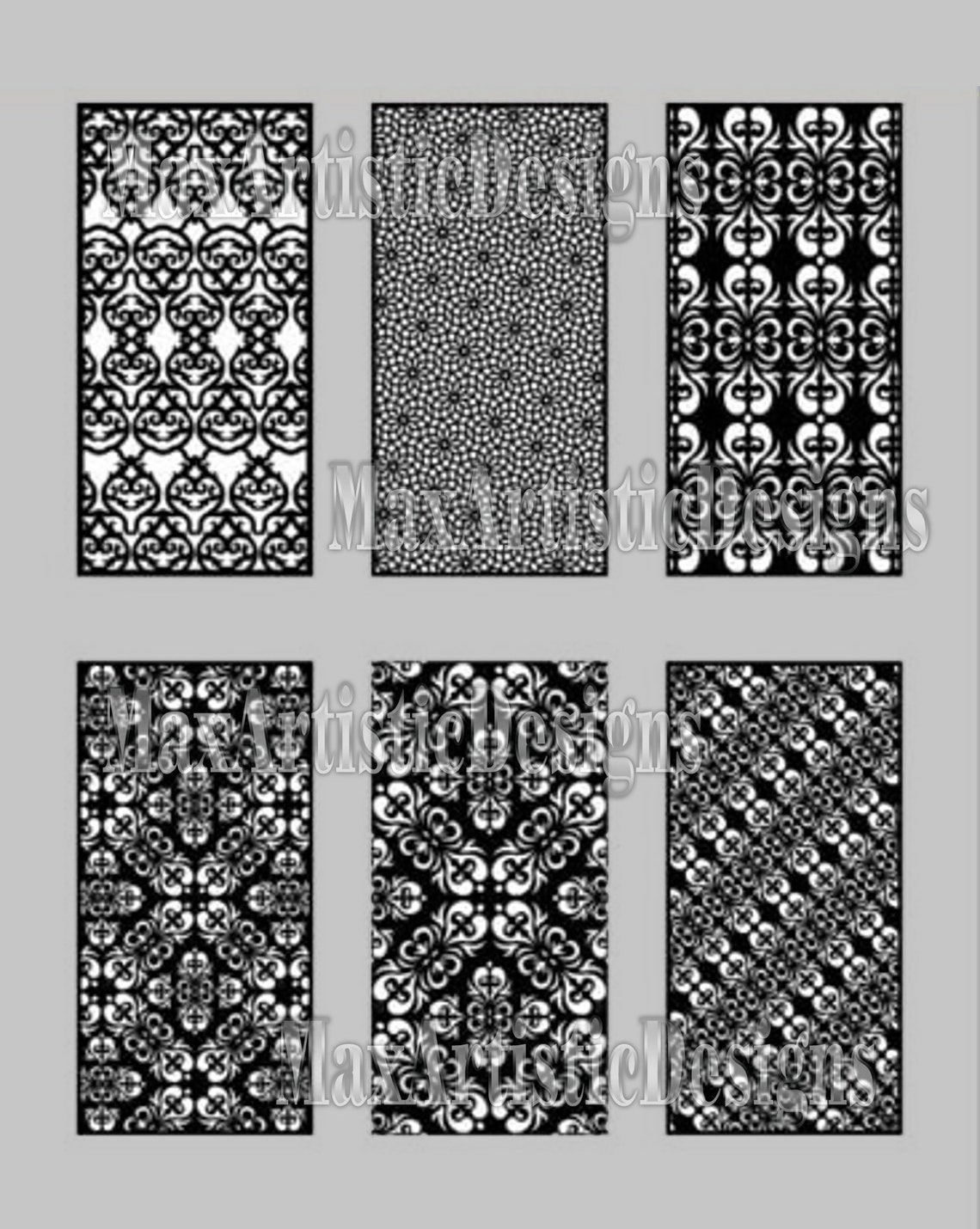 55 Dxf Cdr Files Art Panels Many Shapes for Cnc Plasma Laser - Etsy