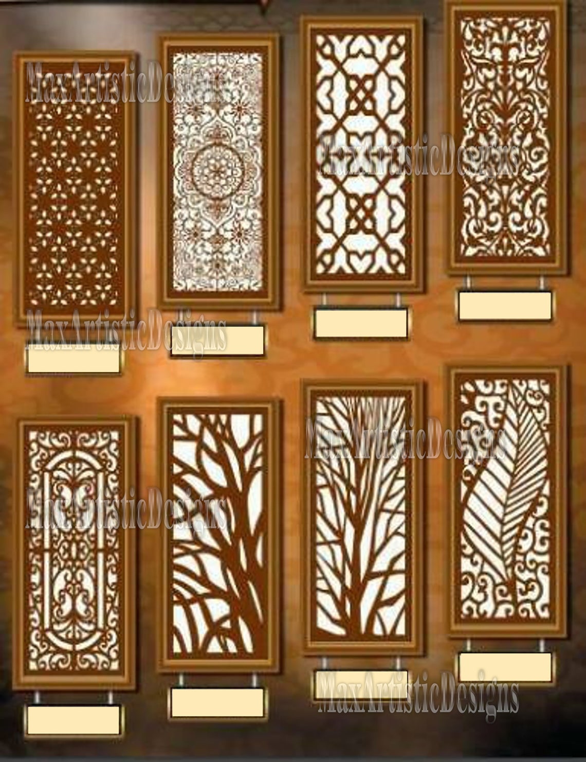 6600 Decorative Wall Windows Doors 2d Dxf Files for Cnc - Etsy