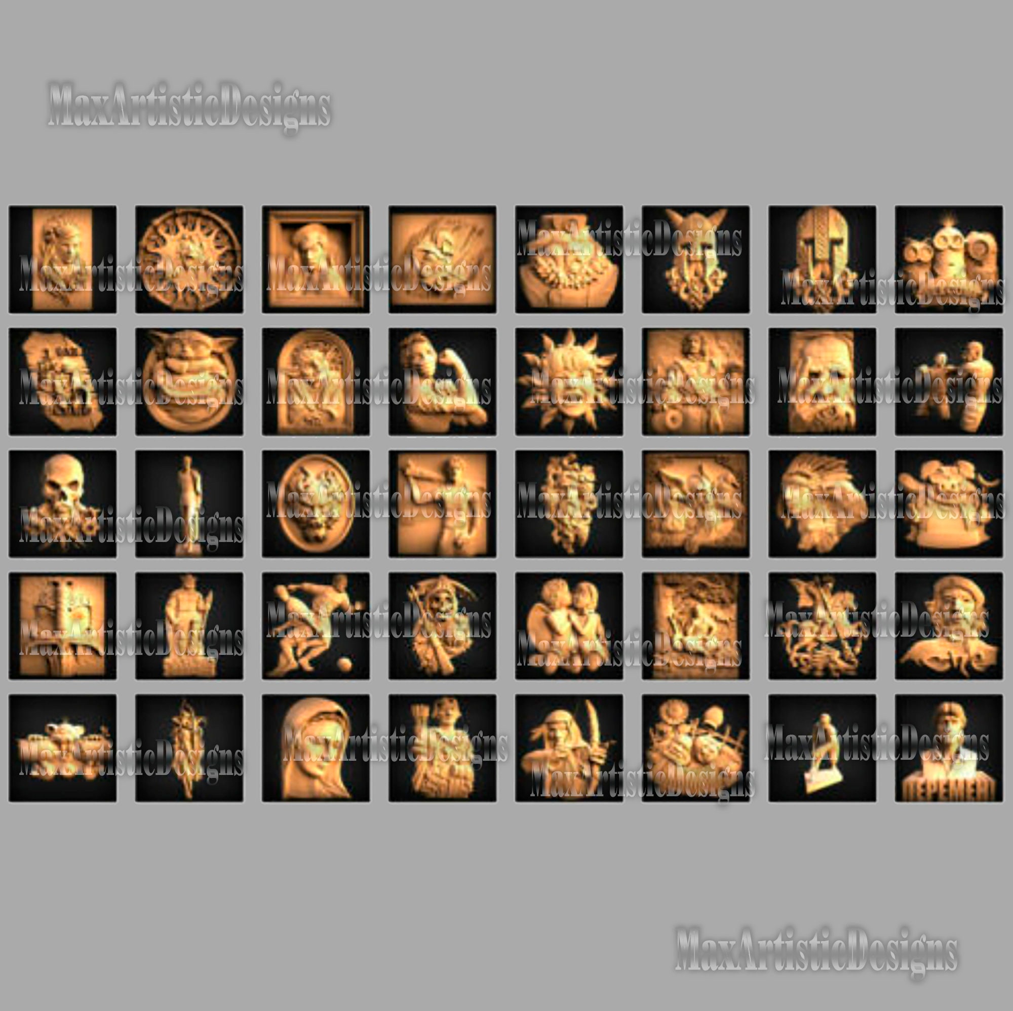 130 3d Stl Models Faces Masks Antique Characters Relief - Etsy