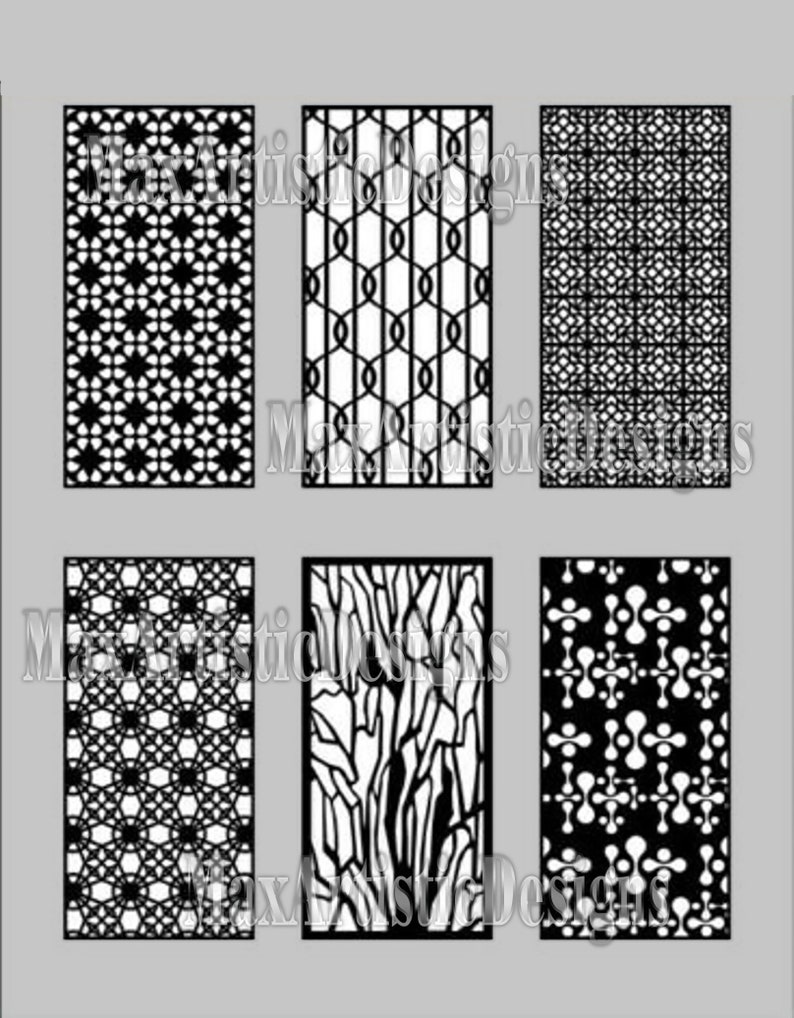 55+ Dxf Files Art Panels Many Shapes for Cnc Plasma Laser Router Cut ...