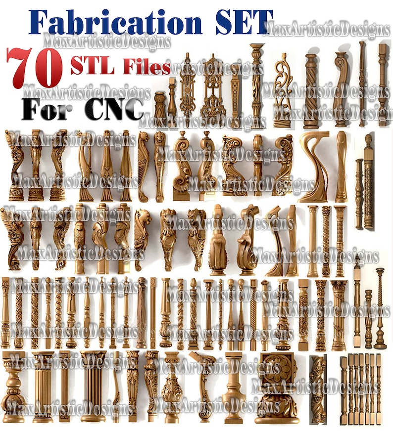 Buy 3d Stl Collection 70 Pieces Model Pack supports Consoles Online in ...